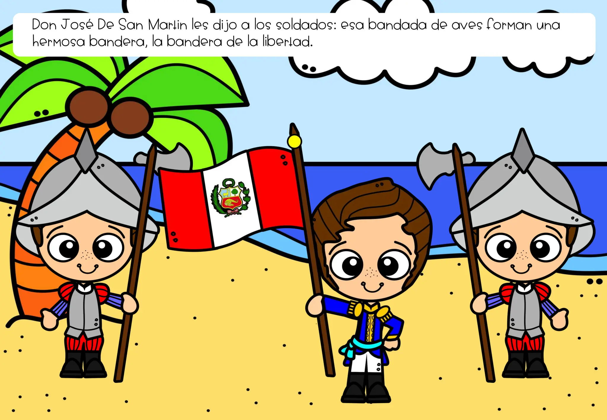 cuento de san martin para niños de inicial | PDF
