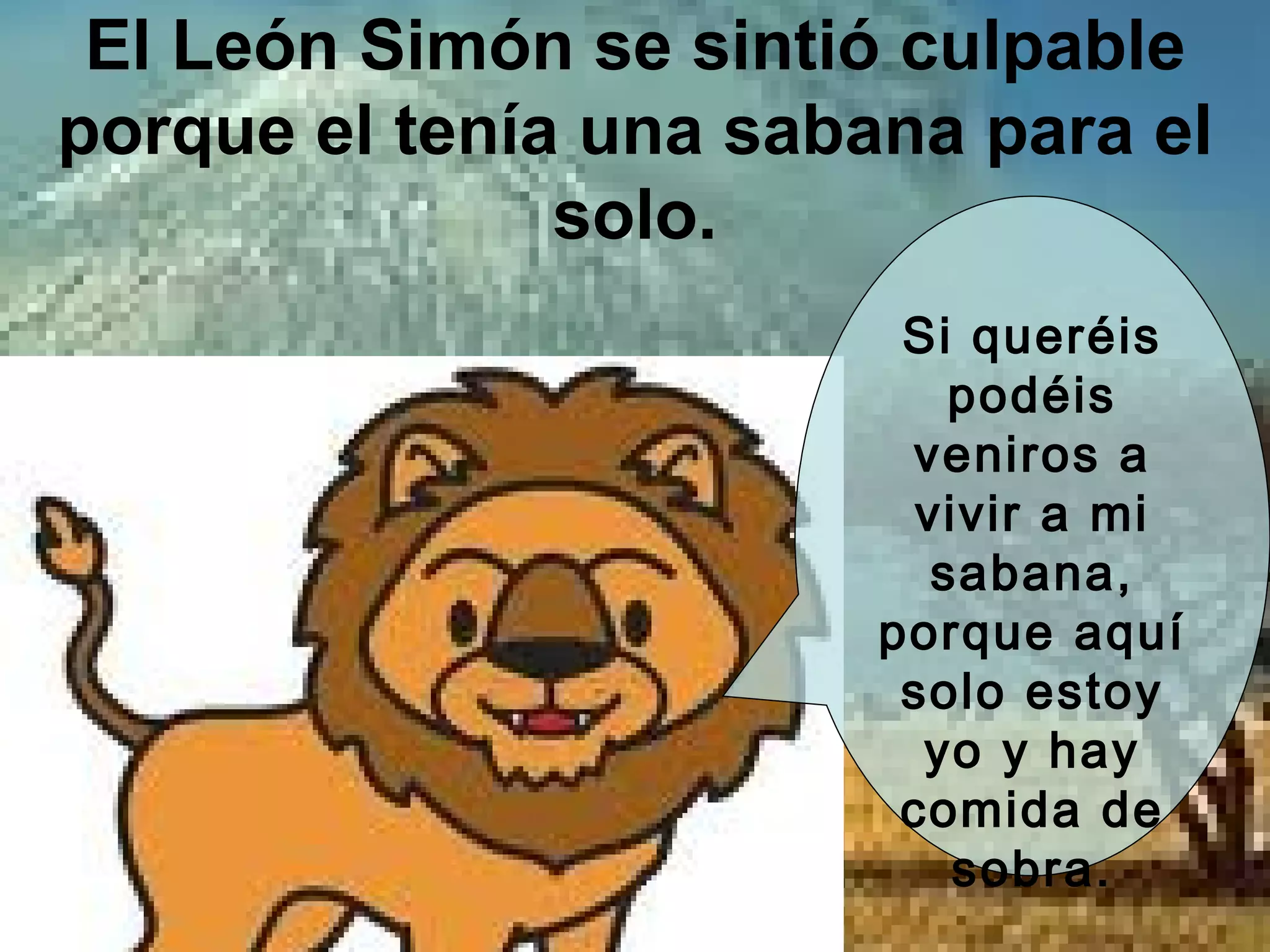 Cuento el león simón | PPS