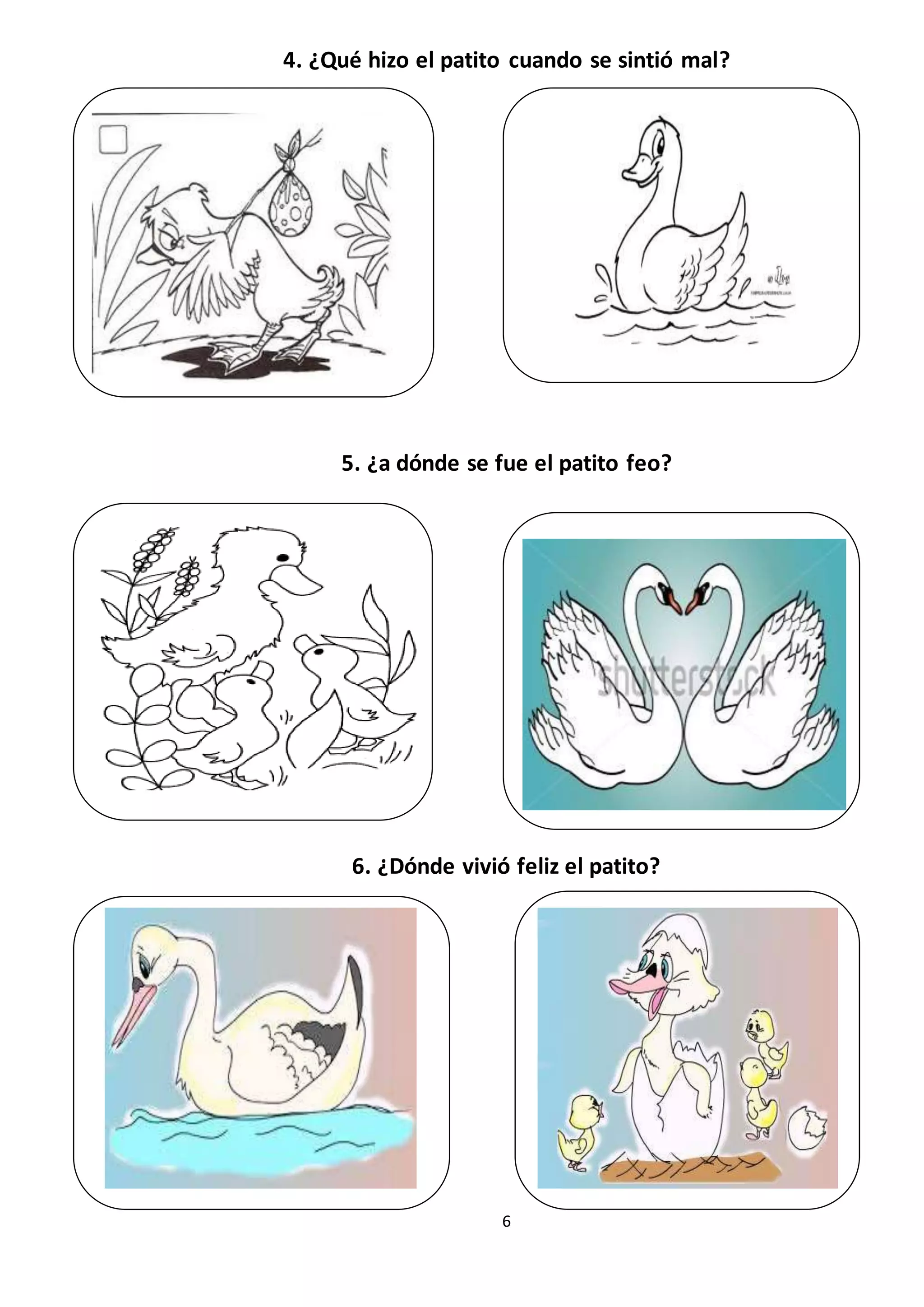 Cuento el patito feo | DOCX