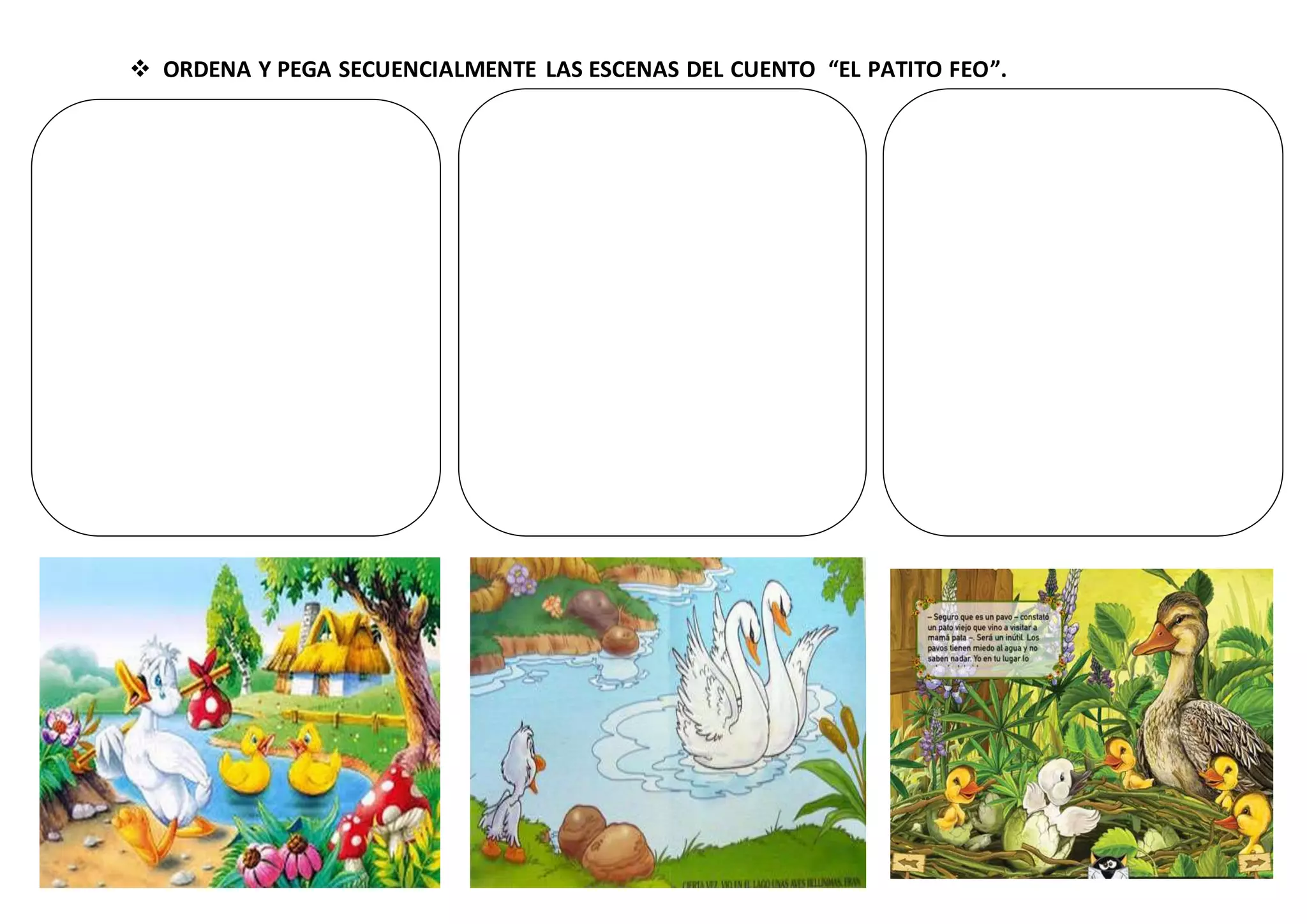 Cuento el patito feo | DOCX