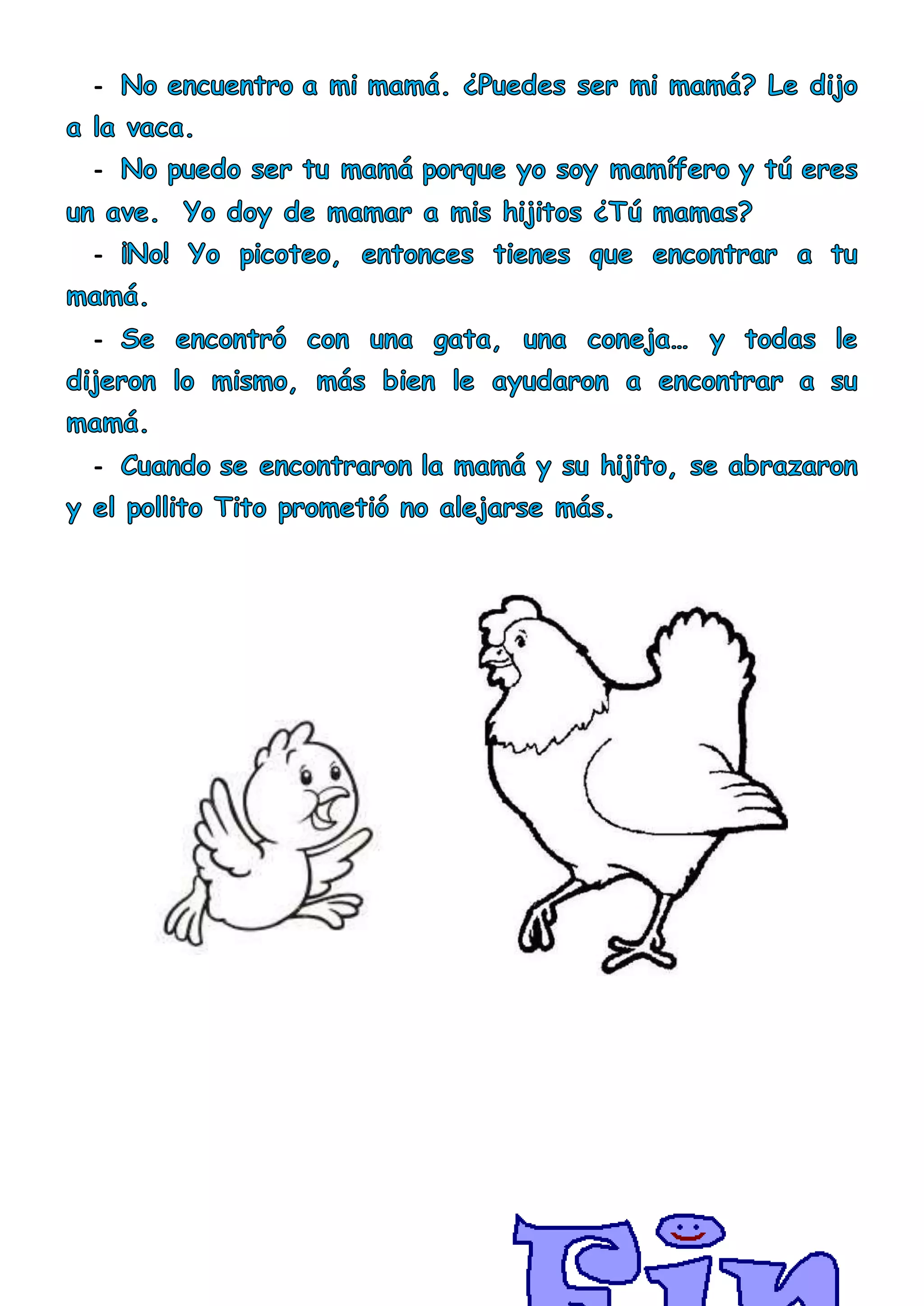 Cuento el pollito tito | PDF