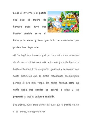 El patito feo Bonito** | PDF