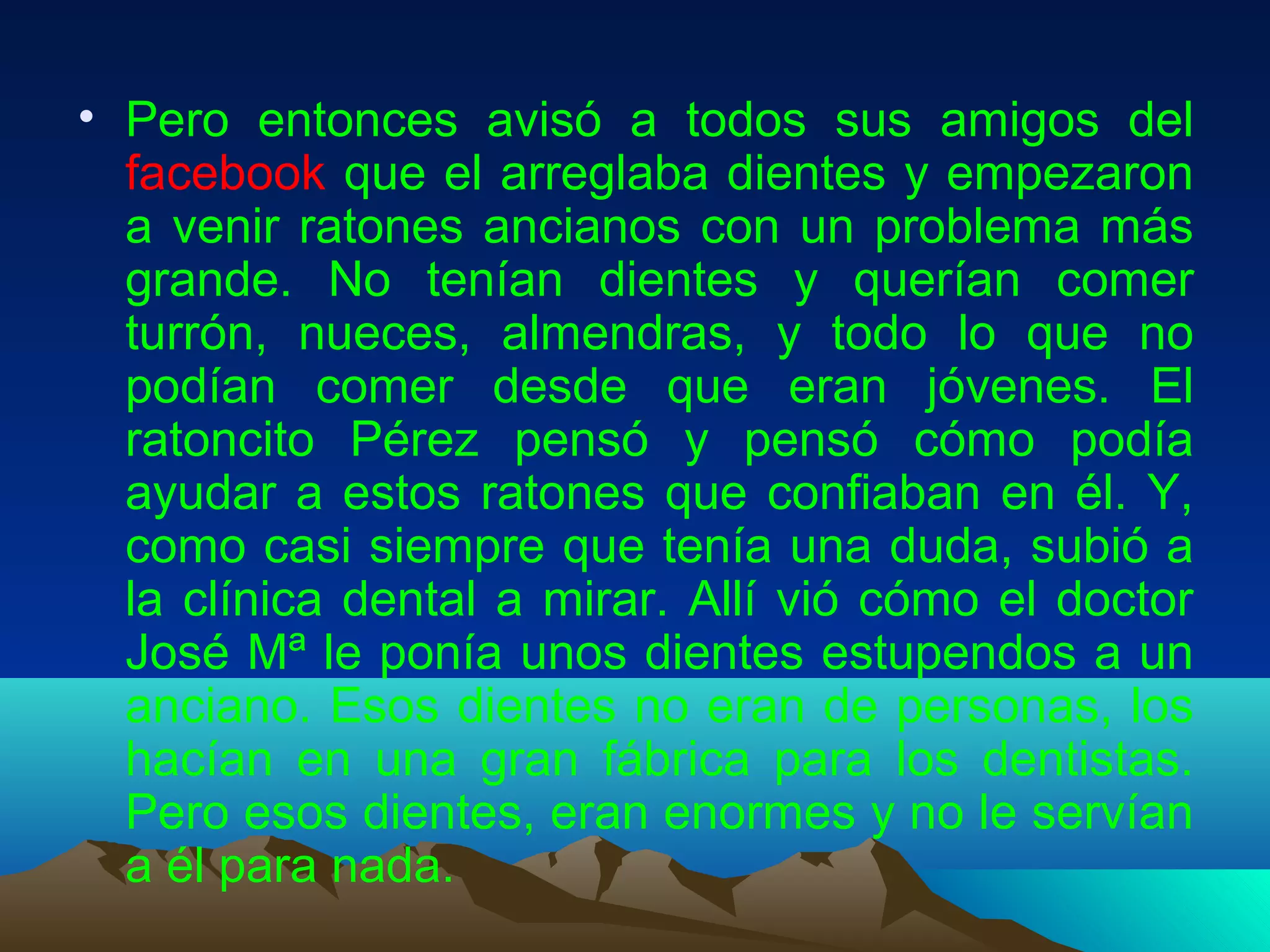 Cuento infantil el raton perez | PPT