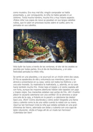 Cuento la cerillera | PDF