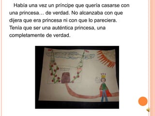 Cuento la princesa y el garbanzo claudia mengarelli - 3º c | PPSX