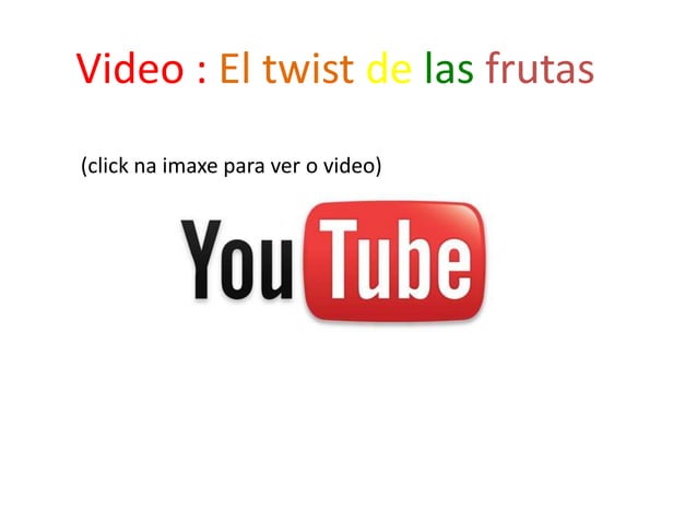 Cuento las frutas | PPTX