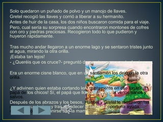 Cuento Hansel y Gretel | PPTX