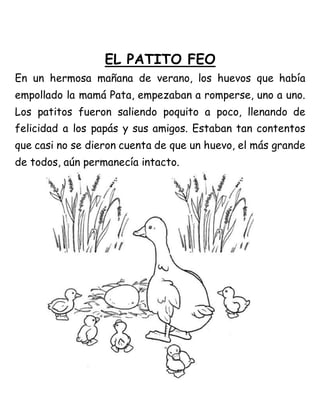 Dictados Inspirados En El Cuento De El Patito Feo Para, 55% OFF