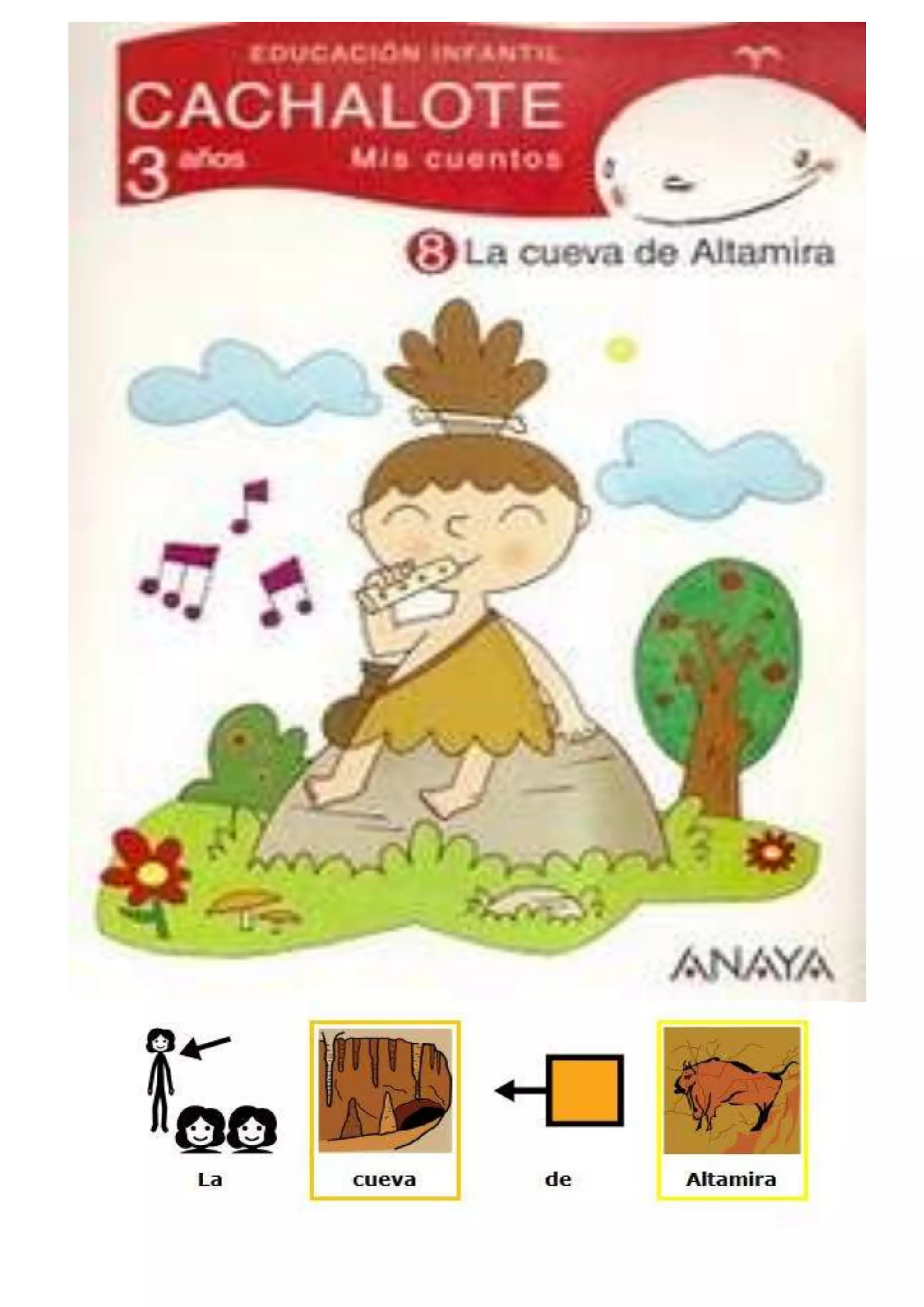 Cuento pictogramas prehistoria: LA CUEVA DE ALTAMIRA Autor pictogramas ...