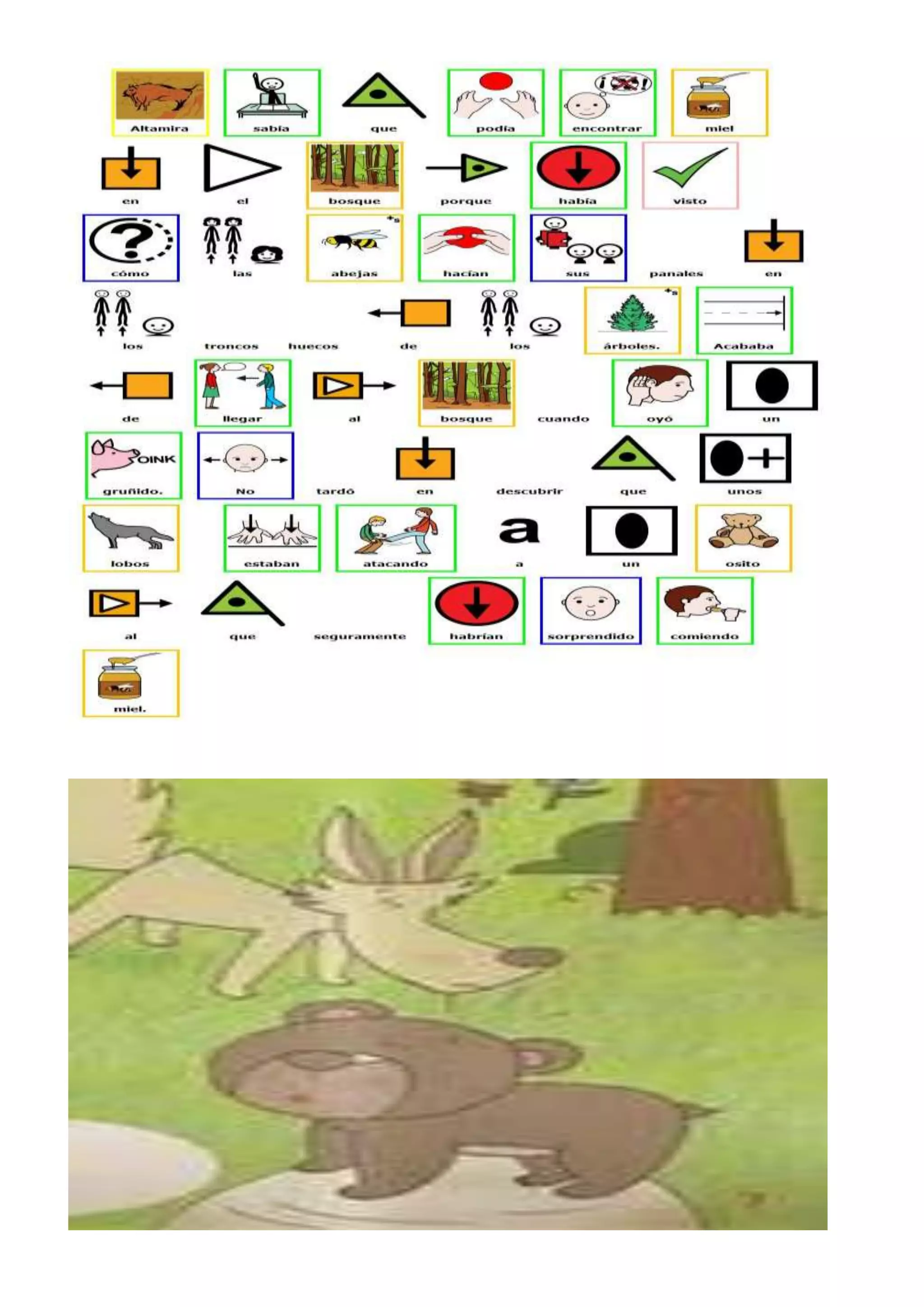 Cuento pictogramas prehistoria: LA CUEVA DE ALTAMIRA Autor pictogramas ...