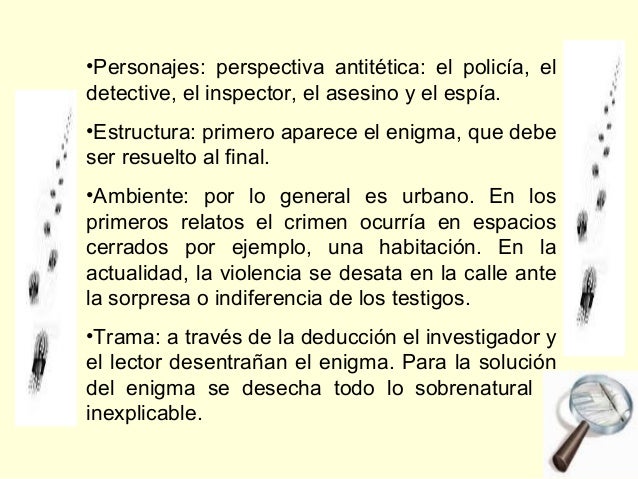 Cuento Policial Didáctica De La Literatura