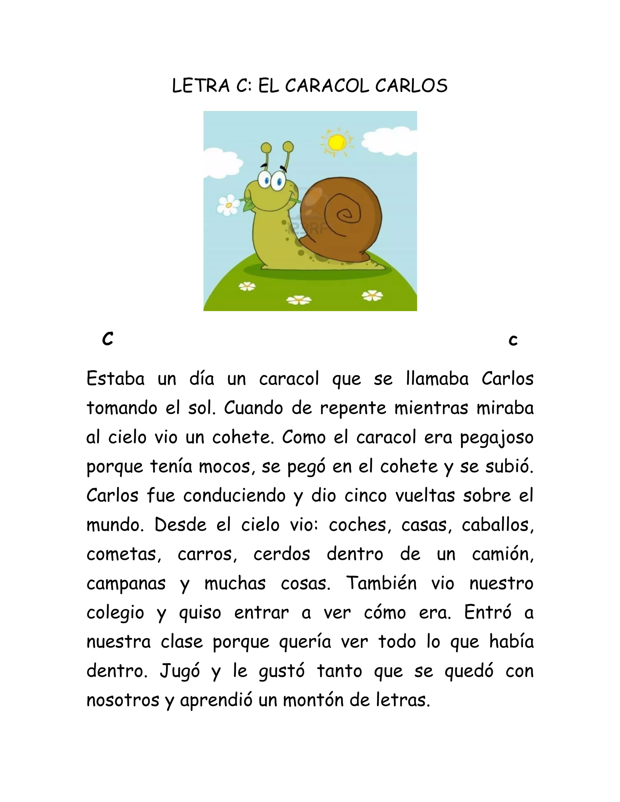 Cuentos con el abecedario 1º | PDF