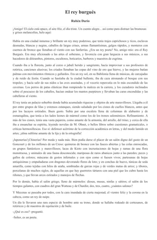 Cuentos ruben dario | DOC