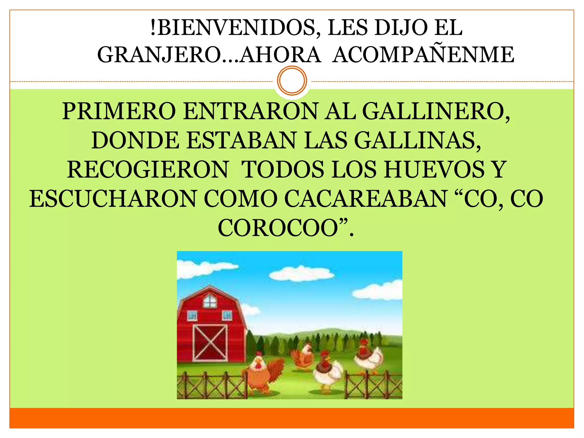 Cuento: Un día en la granja! | PPTX | Agriculture | Industries
