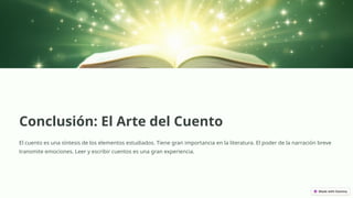 cuento y estructura: características del cuento y elementos ...