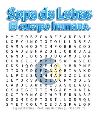 Sopa de letras - vocabulario Cuerpo humano.pdf