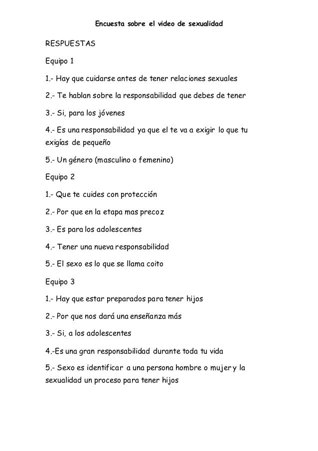 Cuestionario