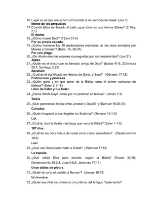 Cuestionario b blico_grados_6_7_y_8_ | PDF