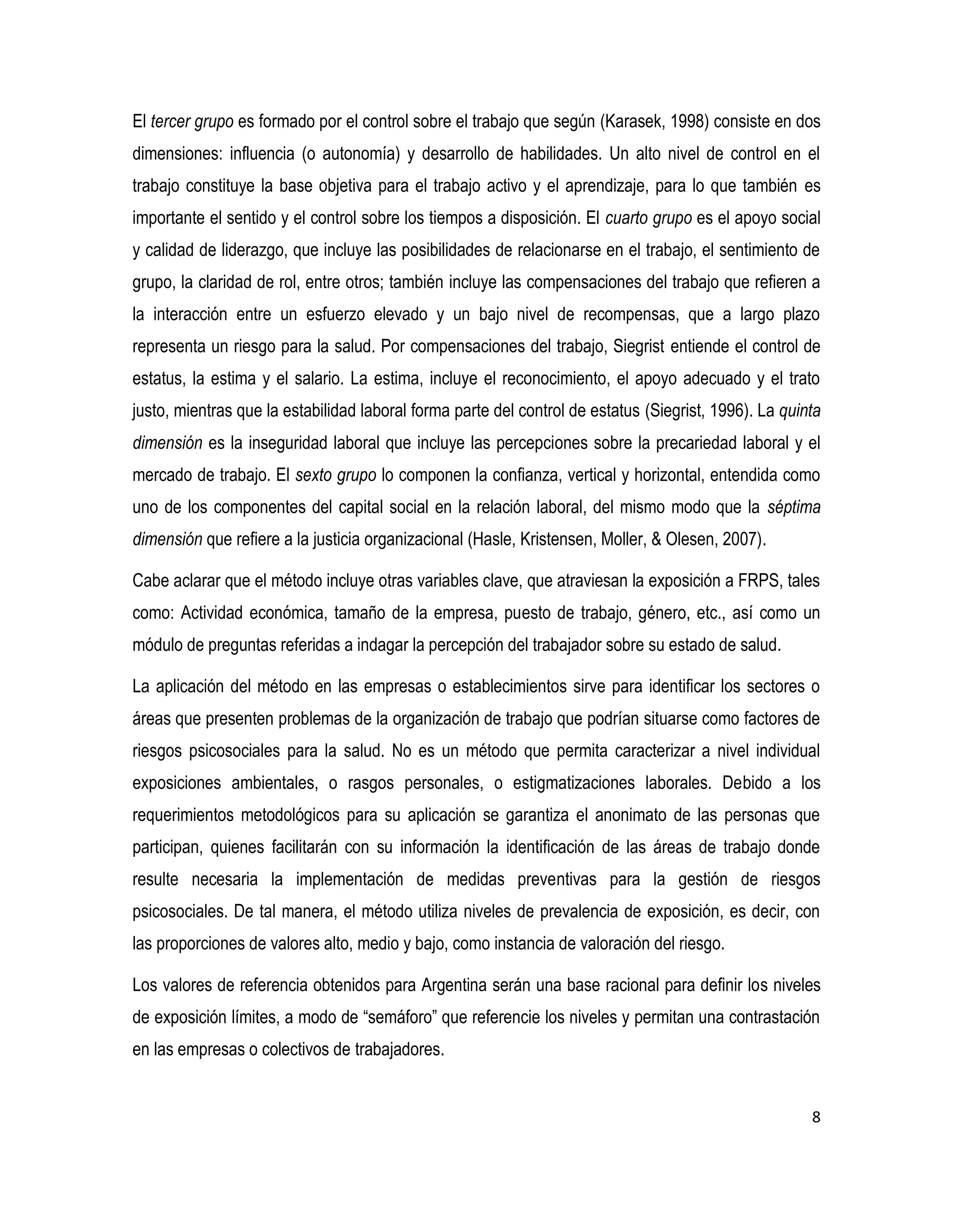 Cuestionario psicosocial | PDF