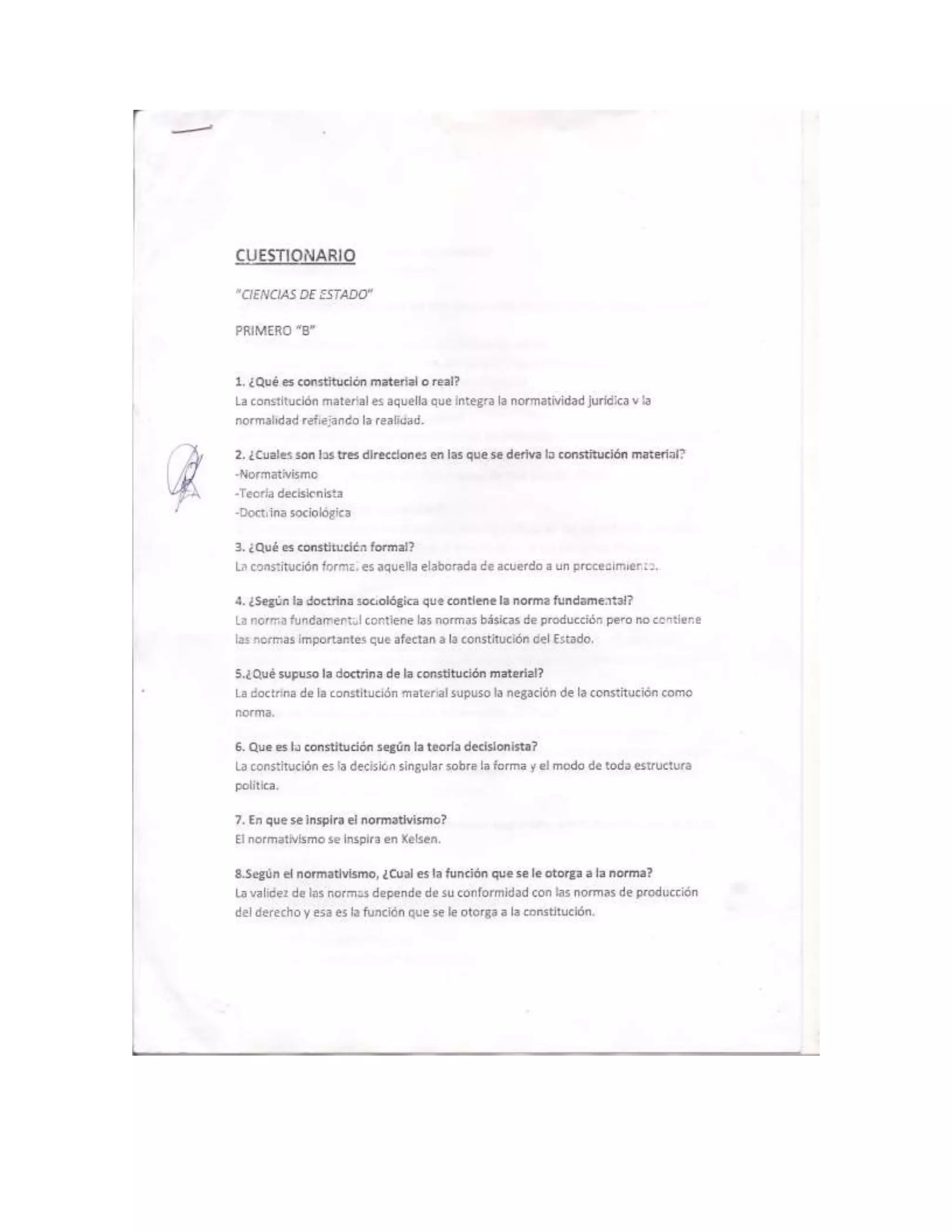 Cuestionarios | DOCX