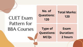 Cuet exam pattern | PDF