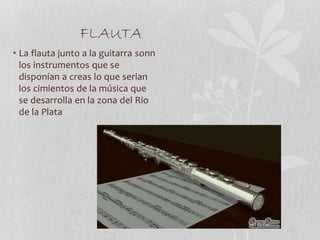 instrumentos utilizados en el tango | PPTX
