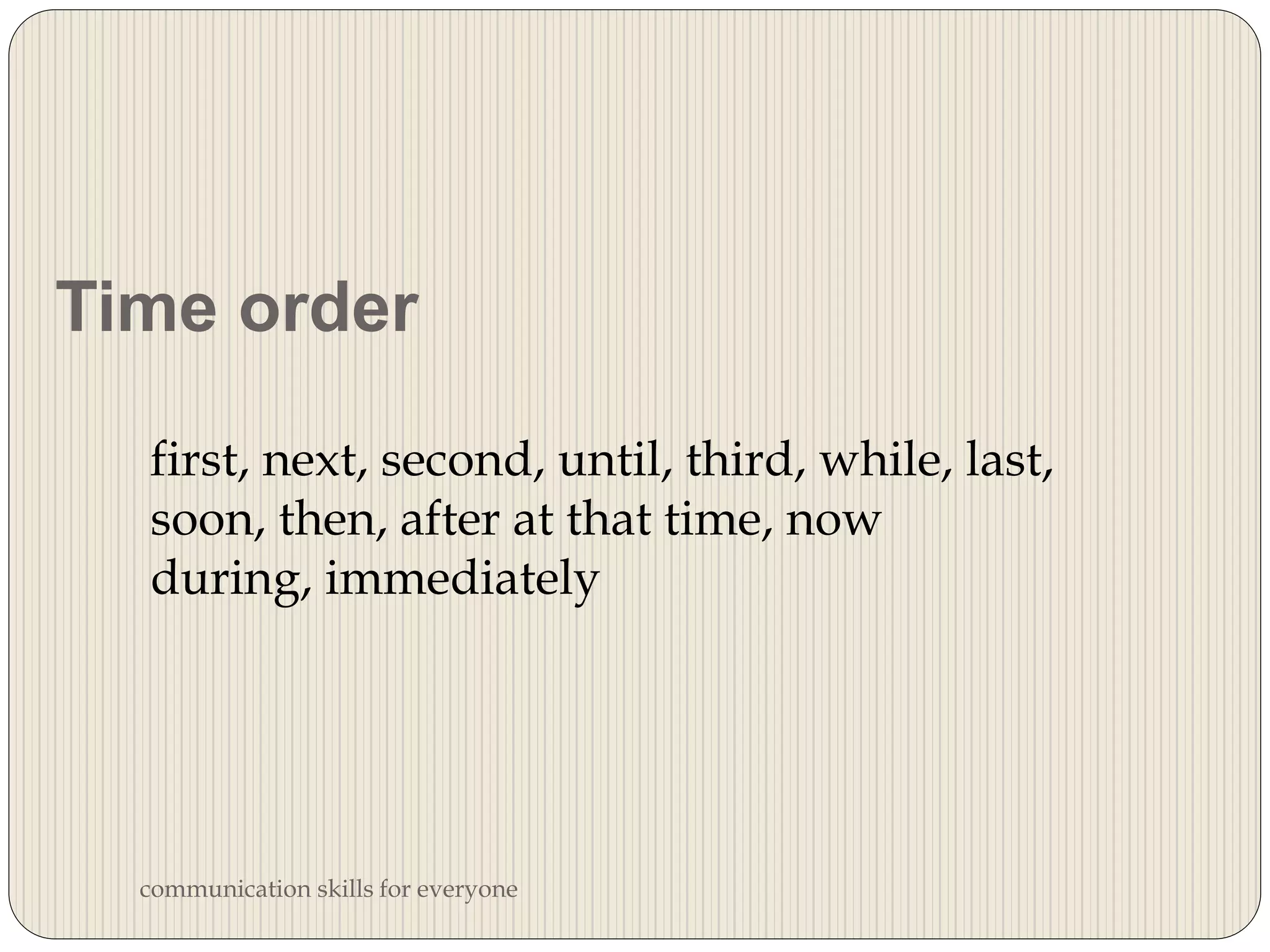 Cue words | PPTX