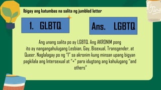 PPT OF Komunikasyon CATCH UP FRIDAYS WEEK 3 | PPT