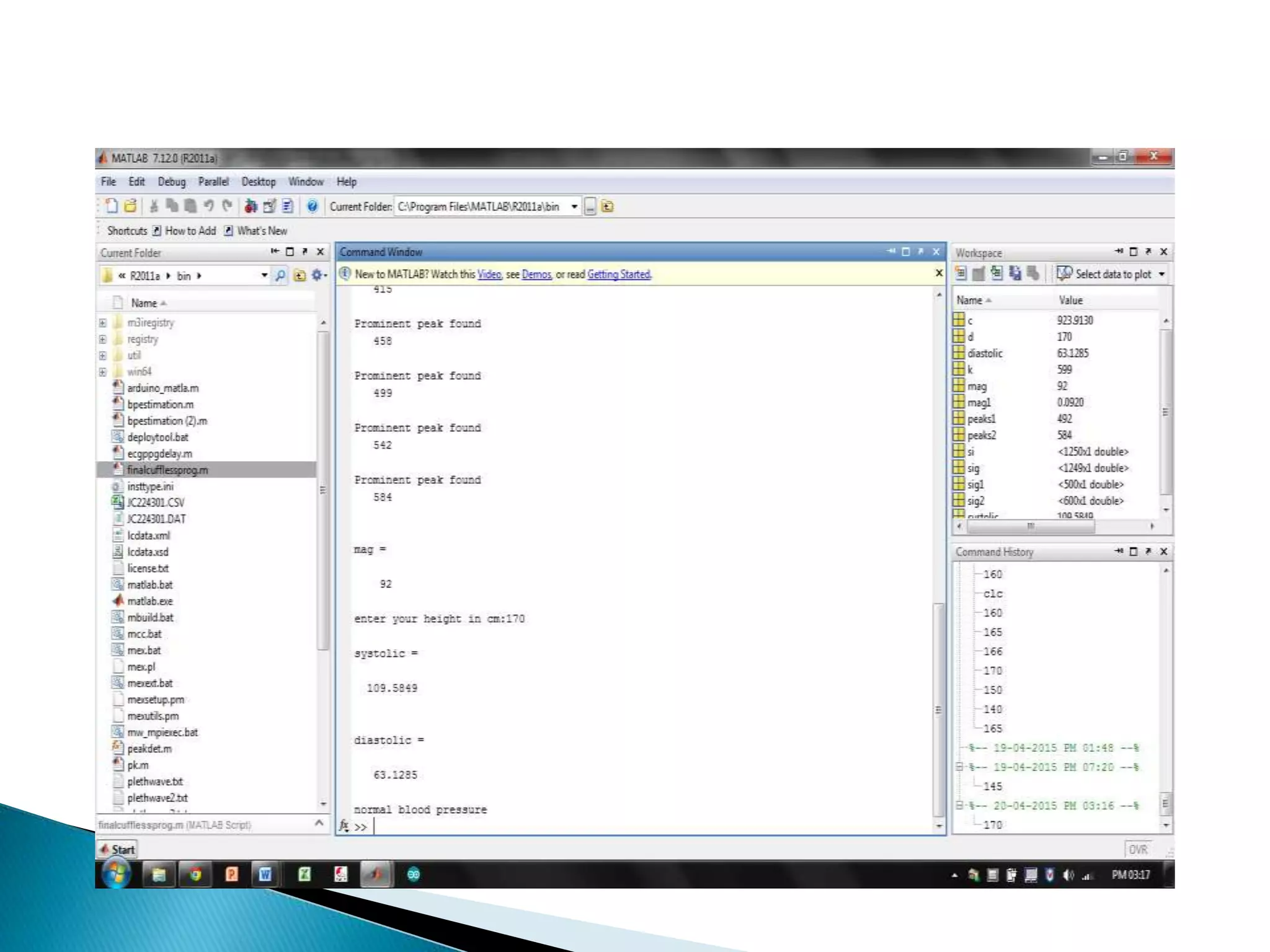 Cuffless blood pressure monitoring project | PPTX