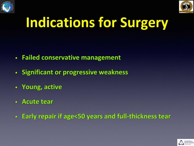 Arthroscopic Rotator Cuff Repair | PPTX | Death, Injury, or Military ...