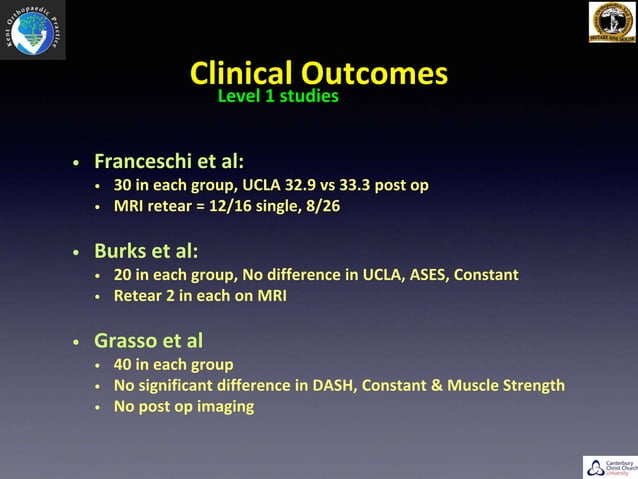 Arthroscopic Rotator Cuff Repair | PPTX | Death, Injury, or Military ...