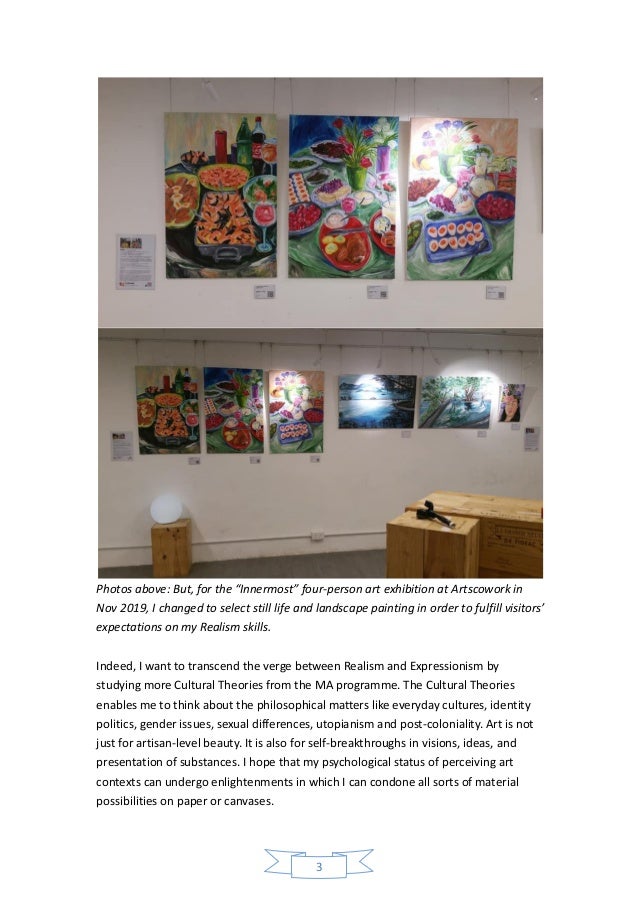 CUHK Fine Arts - MAFA research proposal 2019-2020 | PDF