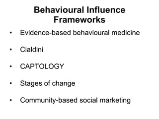 Communication-Based Influence Components Model | PPT