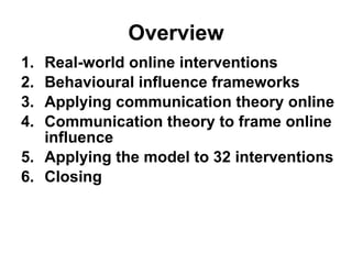 Communication-Based Influence Components Model | PPT