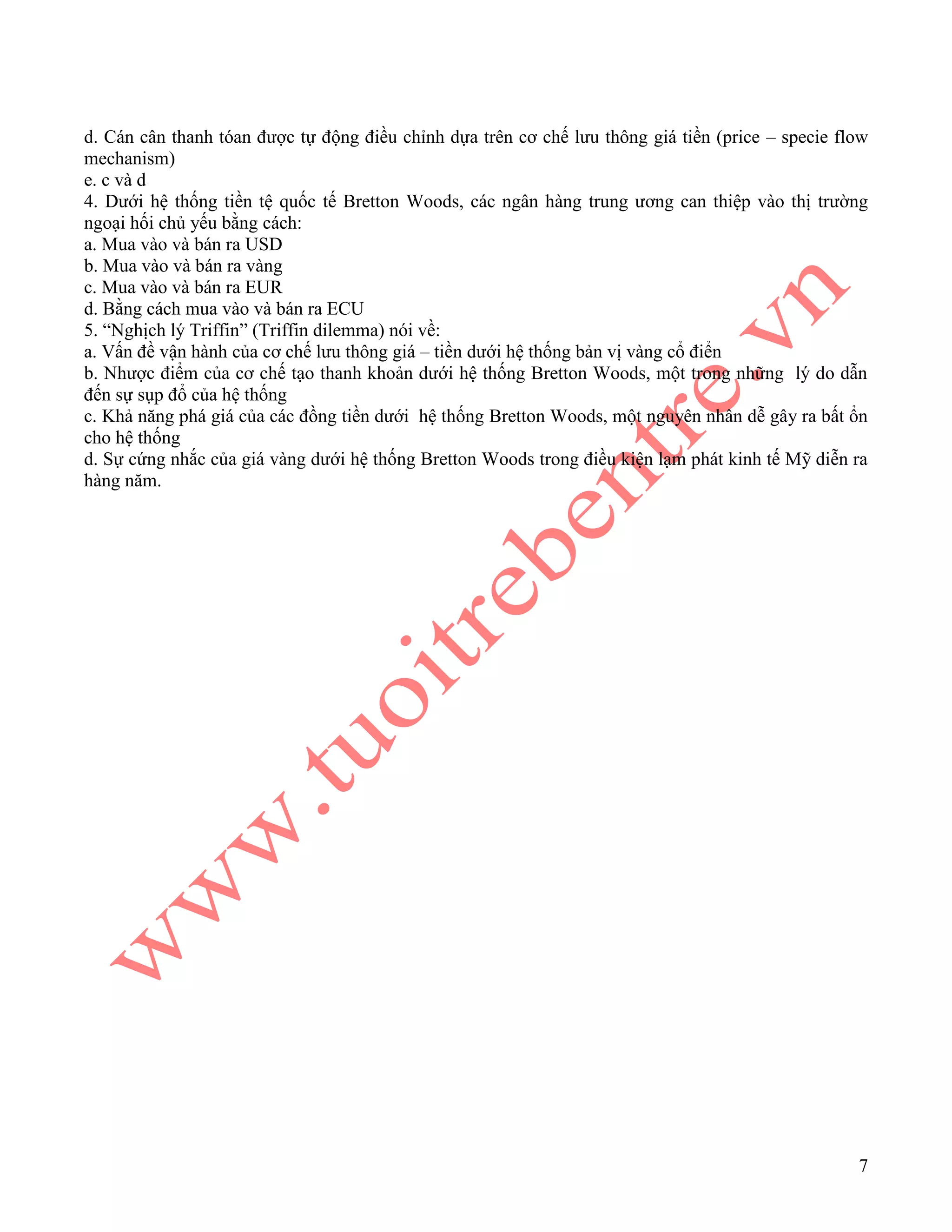 Cau hoi va bai tap TCQT | DOC