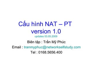 Cấu hình nat – pt | PPT