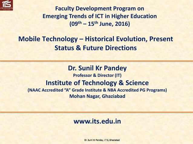 Mobile Technology Historical Evolution Present Status And Future Directions Ppsx