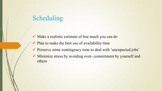 Body Language and effective Time management | PPT