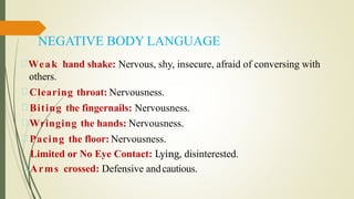Body Language and effective Time management | PPT