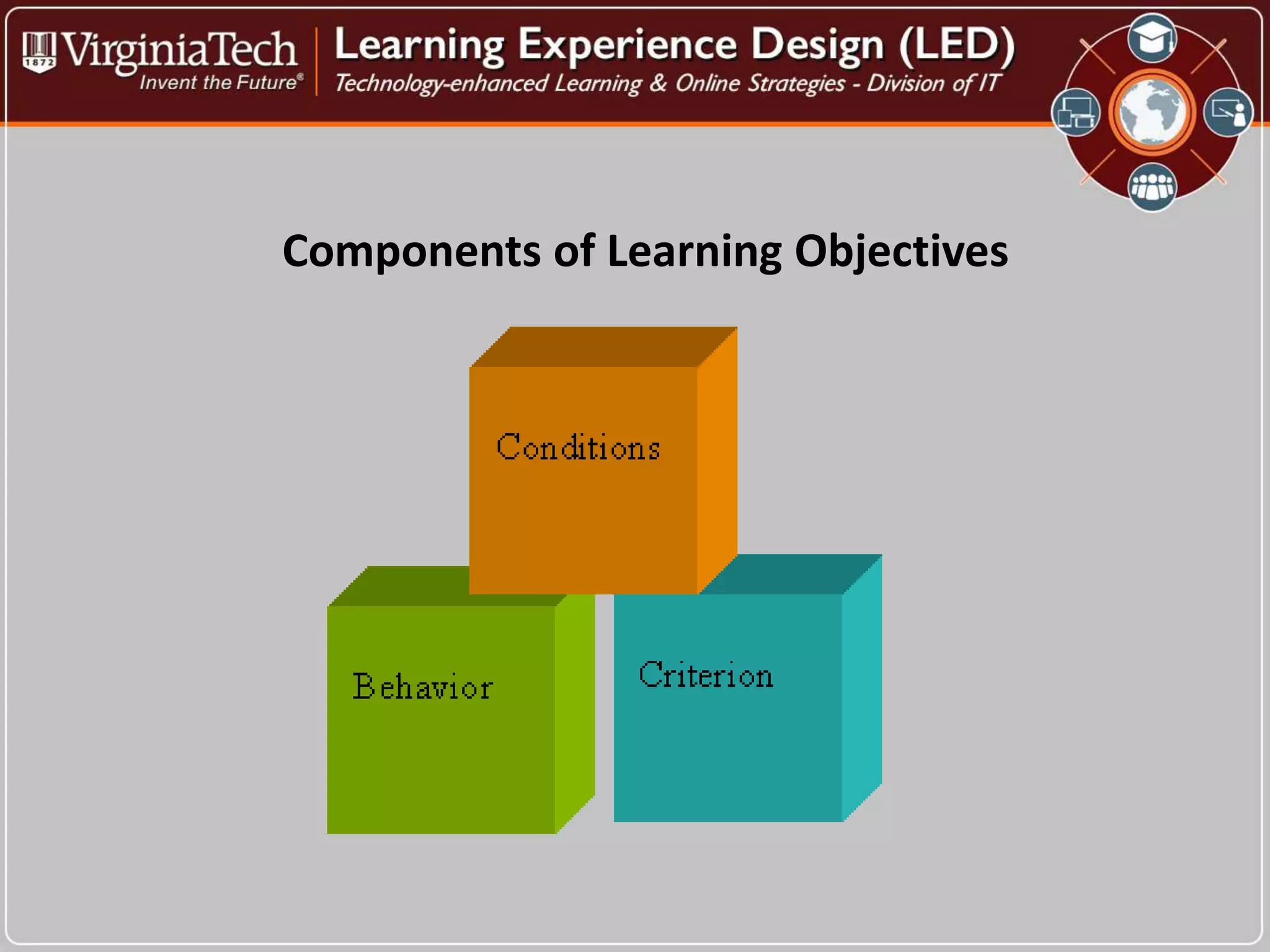 Cui measurable objectives | PPT