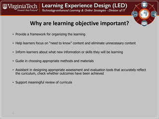 Cui measurable objectives | PPT