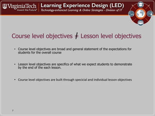 Cui measurable objectives | PPT