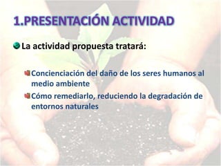 Cuidado del medio ambiente | PPTX