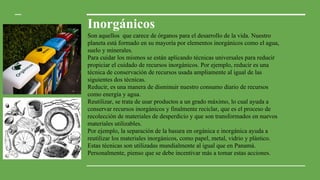 Cuidado de los recursos naturales en panamá | PDF