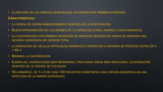 Cuidado y manejo de heridas Post operatorias.pptx