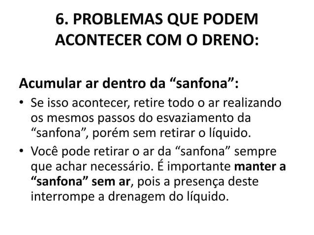 Cuidados com dreno de suctor | PPTX