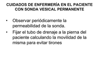 Cuidados de Enfermería en el paciente con sonda | PPT