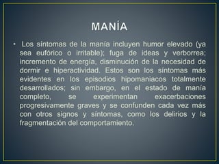 Cuidados de enfermeria para salud mental(mania) | PPTX