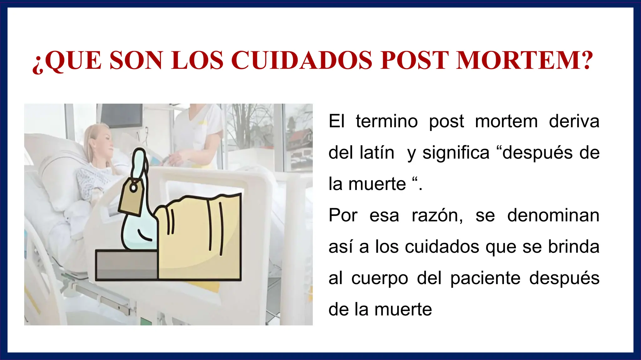 cuidados de enfermeria - post mortem.... | PPTX