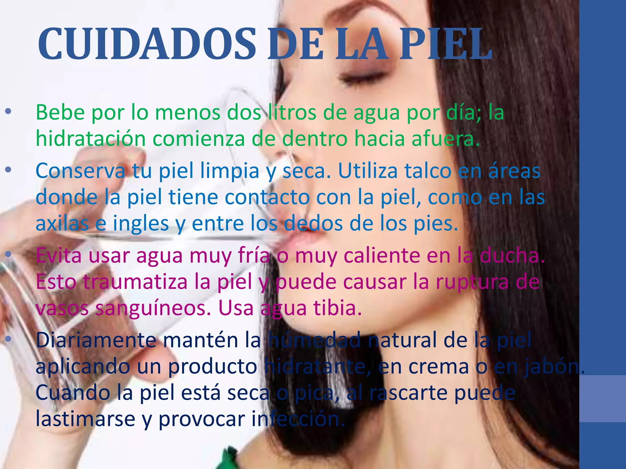 Cuidados de la piel | PPTX
